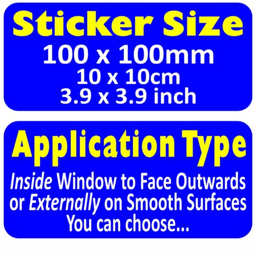 Invisible Disability Car Sticker – Disability Awareness Decal Sign