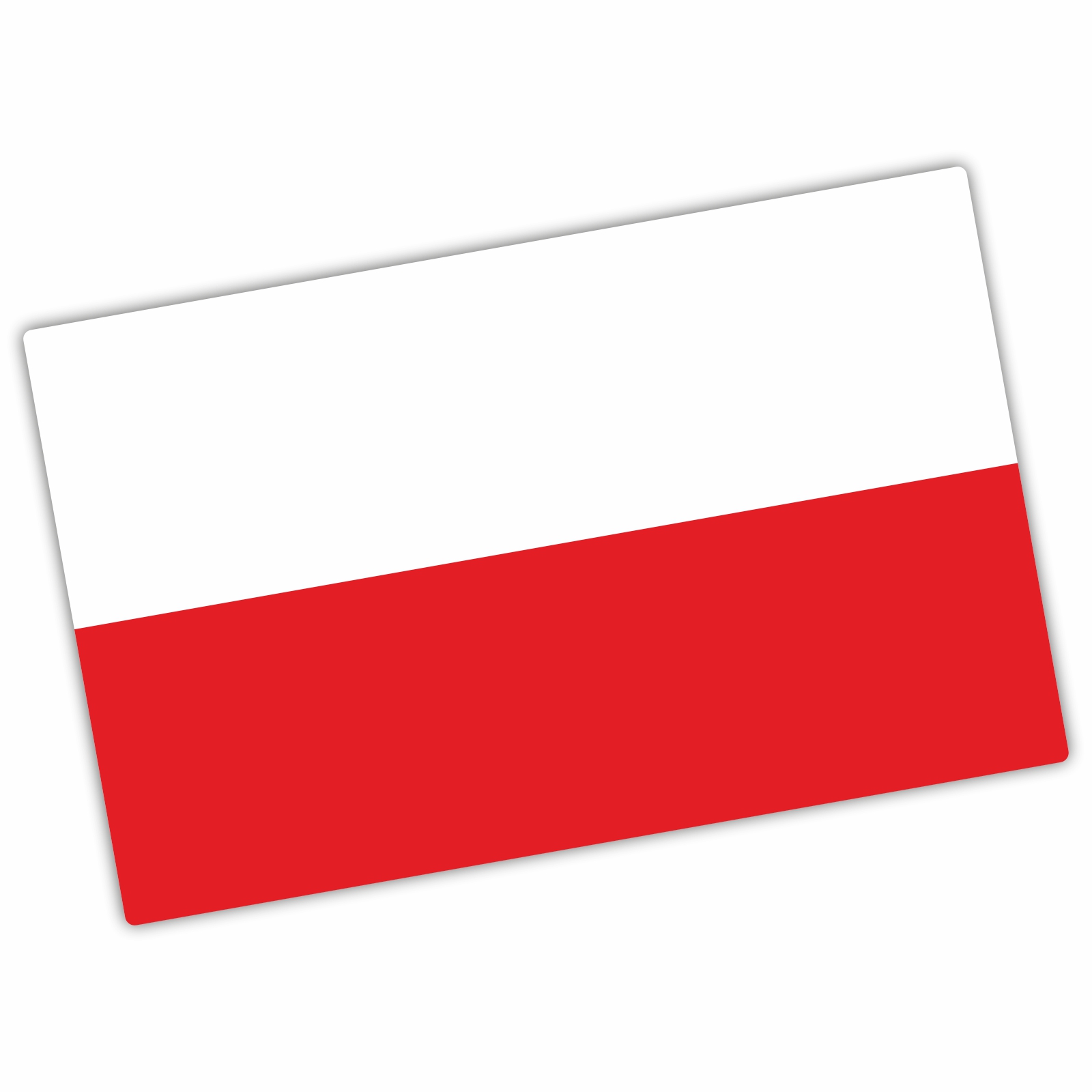 Poland national flag Sticker – Polish Decal for Windows & Cars